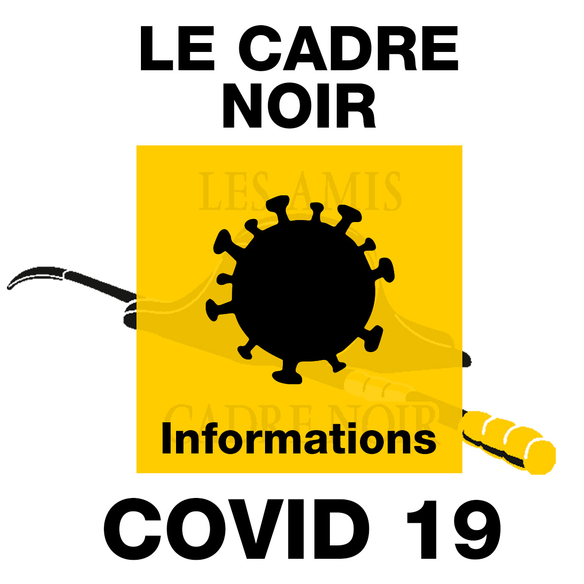 Le Cadre noir et le Covid 19 | Amis du Cadre noir